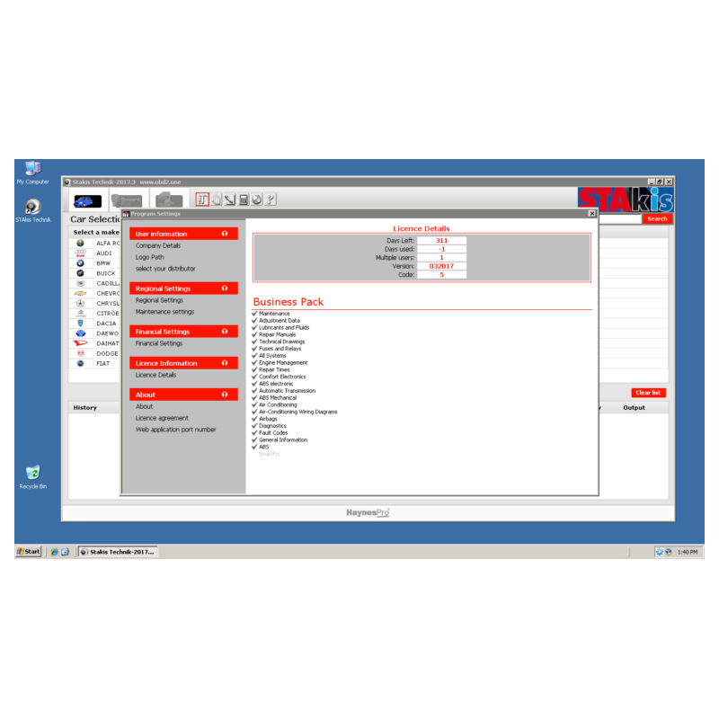 Stakis Technik 2018.1 VirtualBox