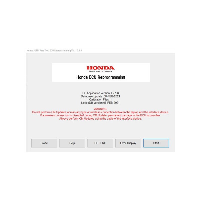 HONDA I-HDS 08.2021 VMware